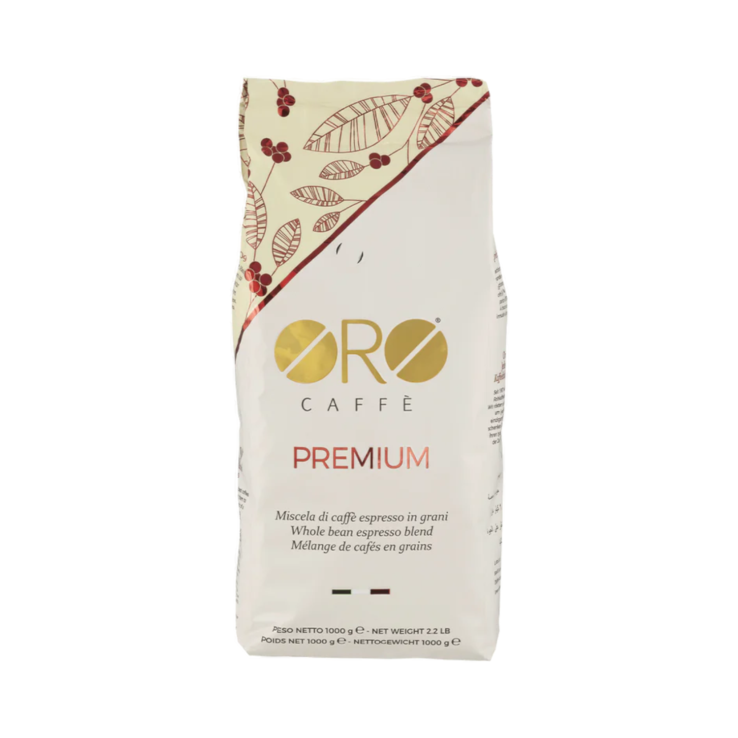 ORO CAFF Premium Espresso Beans 1kg Bean Here Bean There Coffee oro-caff-premium-espresso-beans-1kg-bean-here-bean-there-coffee