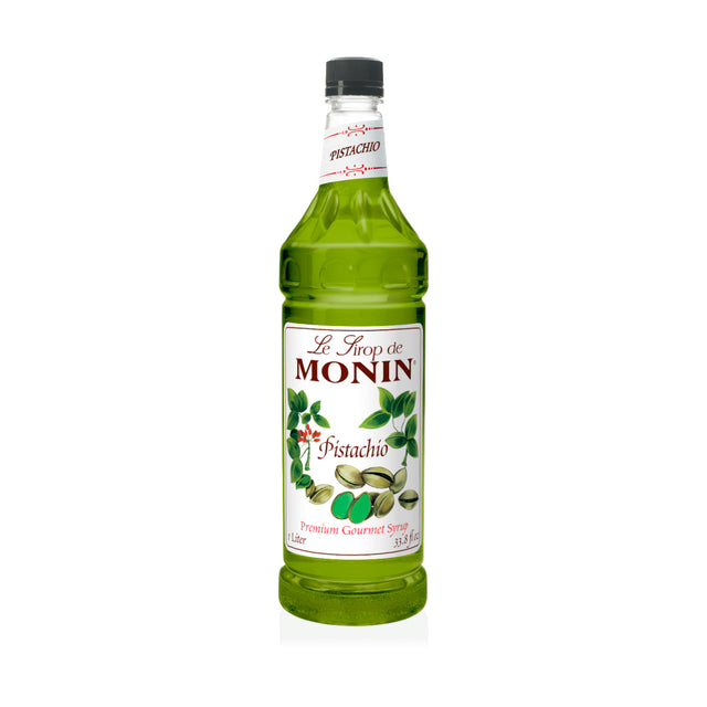 Monin Pistachio Clean Label Premium Syrup – Bean Here Bean There Coffee ...