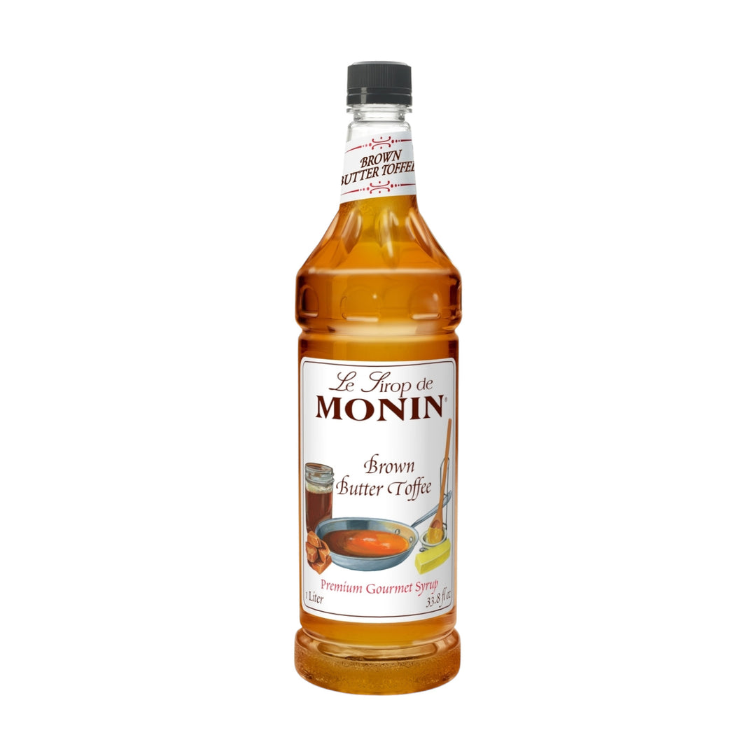Monin Brown Butter Toffee Clean Label Premium Syrup, 1L – Bean Here ...