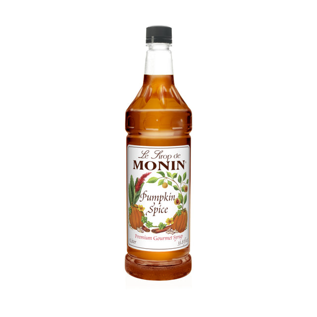 Monin Pumpkin Spice Clean Label Premium Syrup, 750ml. – Bean Here Bean ...