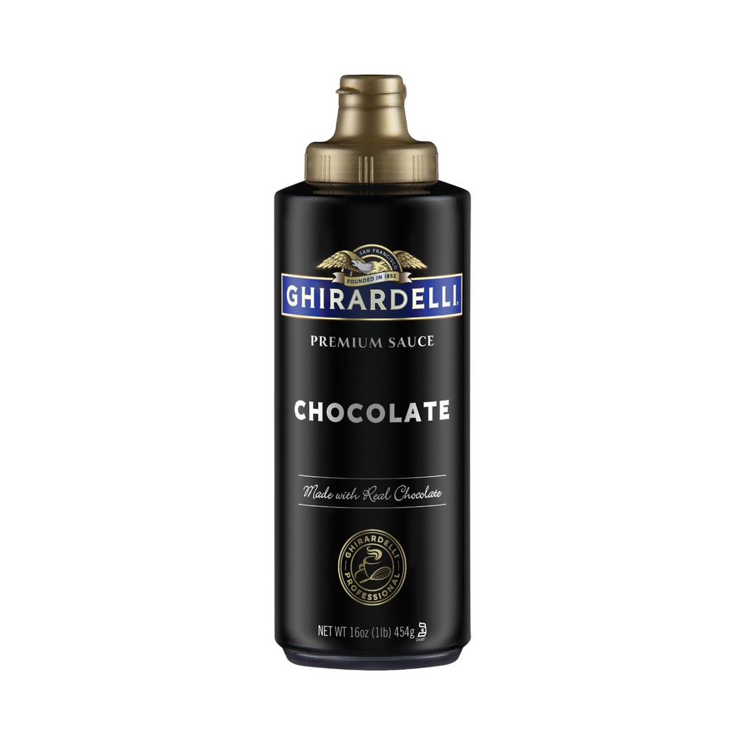 Ghirardelli Black Label Chocolate Sauce Squeeze Bottle 16oz – Bean Here ...