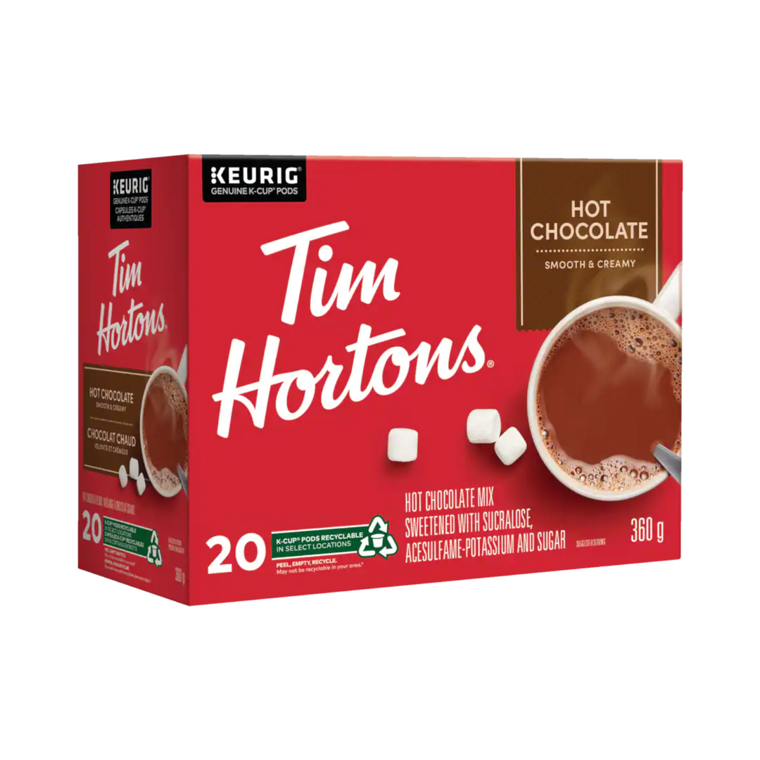 Tim Hortons Hot Chocolate Single Serve K-Cup® 20 Pod – Bean Here Bean ...